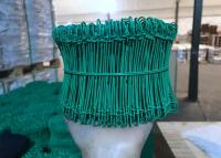 China Double Loop PVC Coated 16GA 17GA Q195 Bar Tie Wire for sale