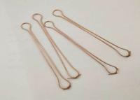 China Galvanized Double Loop 1000pcs 2mm BWG8 Metal Tie Wire for sale