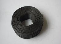China Double Loop 12 DWG 1Kg PVC Coated Black Tie Wire for sale