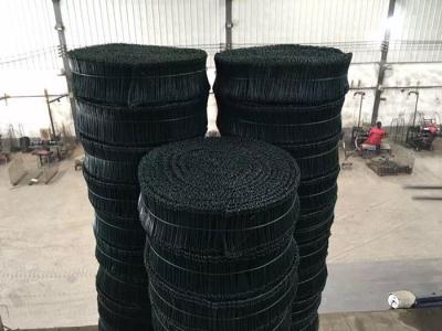 China 5000pcs Flexible 350mpa 17G Black Annealed Tie Wire for sale