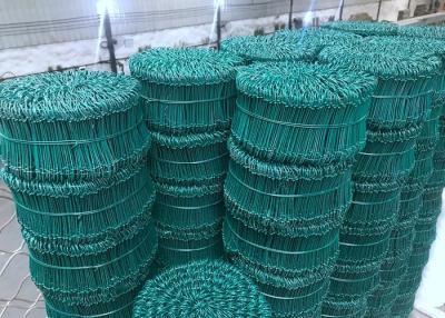 China Double Loop Flexible 2.0mm Q195 Rebar PVC Coated Tie Wire for sale
