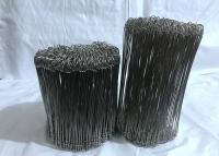 China Household 500pcs SAE1008 17G Stainless Steel Wire Loop Ties for sale