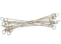 China Double Loop BWG22 Q195 2mm Stainless Steel Wire Loop Ties for sale