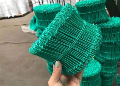 China Galvanized Buckle BWG22 Double Loop Wire Plastic Bag Elevator Packaging for sale