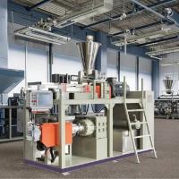 China 75kw Two Rotor Farrel Continuous Mixer Polymer Mixing Equipment 500rpm Rotor Max Speed for sale