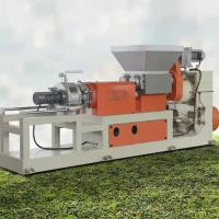 China One Screw Double Cone Extrusion Granulator Machine 150 - 200kg/H Capacity 100mm Screw for sale
