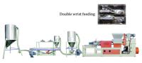 China Single Screw Industrial Extrusion Granulator 250 - 400Kg/H Plastic Granulation Unit for sale