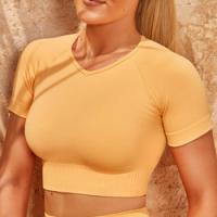 China Hot selling seamless yoga set knitted solid color Training Wear high waist pants women sports leggings fitness clothing for sale