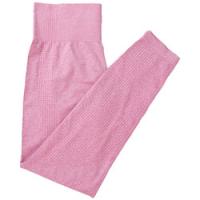 China Seamless Yoga Wear Suit Fitness Top Ladies Long Sleeve Sports High Waist pants Tight Hip Lift gym women's pants trousers for sale