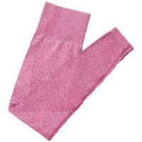 China Seamless Yoga Wear Suit Fitness Top Ladies Long Sleeve Sports High Waist pants Tight Hip Lift gym women's pants trousers for sale