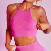 China Women's Sportswear Sports Gym Legging Seamless Fitness vest suspenders long sleeves Yoga Suit high waist pants Training Wear for sale