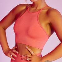 China Women's Sportswear Sports Gym Legging Seamless Fitness vest suspenders long sleeves Yoga Suit high waist pants Training Wear for sale