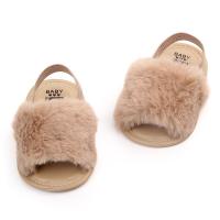 China Soft Bottom Slipper Shoes Breathable Baby  Simple Elastic Band Sandals for sale