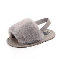 China Soft Bottom Slipper Shoes Breathable Baby  Simple Elastic Band Sandals for sale