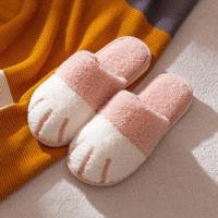China Wholesale Cartoon animal slippers cute non-slip household shoes Autumn winter Lovely cat warm comfortable slippers for sale