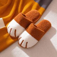 China Wholesale Cartoon animal slippers cute non-slip household shoes Autumn winter Lovely cat warm comfortable slippers for sale