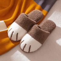 China Wholesale Cartoon animal slippers cute non-slip household shoes Autumn winter Lovely cat warm comfortable slippers for sale