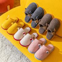 China couple Christmas deer cute Home Slippers Warm house Shoes Women Indoor Slippers Slip-On Bedroom House ladies shoes for sale