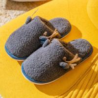 China couple Christmas deer cute Home Slippers Warm house Shoes Women Indoor Slippers Slip-On Bedroom House ladies shoes for sale
