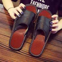 China Breathable Waterproof  Men Cozy Slippers Indoor Linen Summer Non Slip for sale