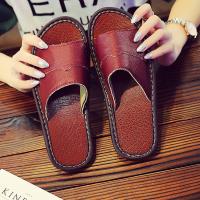 China Breathable Waterproof  Men Cozy Slippers Indoor Linen Summer Non Slip for sale