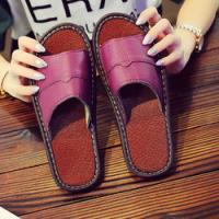 China Breathable Waterproof  Men Cozy Slippers Indoor Linen Summer Non Slip for sale