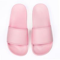 China Wholesale summer sandals women Custom Logo Printing slide High Quality solid color couple Slippers for Men for sale