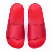 China Wholesale summer sandals women Custom Logo Printing slide High Quality solid color couple Slippers for Men for sale