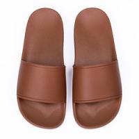China Wholesale summer sandals women Custom Logo Printing slide High Quality solid color couple Slippers for Men for sale