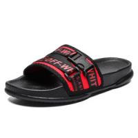 China Latest Hot Sale Printing home indoor Shoes fashion new man sandal beach slide soft non-slip Slippers eva rubber sole for sale