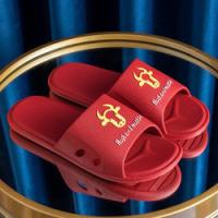 China Factory supply high Quality Indoor summer Sandals women cartoon Slide Slippers non-slip Men House Shoes for sale
