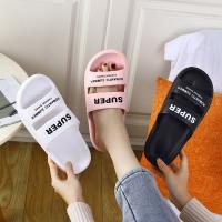 China Hot sale trend simple style summer sandals women indoor home shoes fashion comfortable non-slip slippers for sale