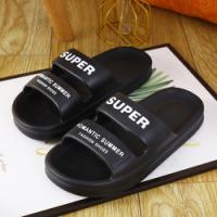 China Hot sale trend simple style summer sandals women indoor home shoes fashion comfortable non-slip slippers for sale
