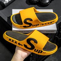 China Outdoor Thick Sole Men Slippers Non Slip Summer Breathable Slippers for sale