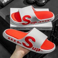 China Outdoor Thick Sole Men Slippers Non Slip Summer Breathable Slippers for sale