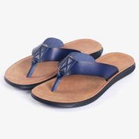 China Wholesale 2022 new design summer beach sandals men cork sole solid color flip flop Men slippers in stock for sale
