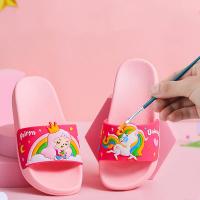 China Cheerful Painting Children Slipper Shoes Summer Cozy  Non Slip for sale