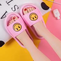 China Fashion Design Smile Pattern Slipper Shoes Casual Soft Sole Non Slip Children Slippers for sale
