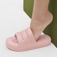 China Wholesale fashion Slides Men Thick Sole non-slip Soft Indoor home Slippers in stock Sofa eva sandals women for sale