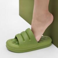 China Wholesale fashion Slides Men Thick Sole non-slip Soft Indoor home Slippers in stock Sofa eva sandals women for sale