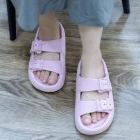China Solid Color Men Slippers Comfortable Thick Sole Men Slippers Non Slip for sale