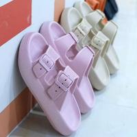 China Solid Color Men Slippers Comfortable Thick Sole Men Slippers Non Slip for sale