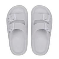 China Solid Color Men Slippers Comfortable Thick Sole Men Slippers Non Slip for sale