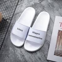 China Custom Logo Indoor Men Cozy Slippers Soft Sole Non Slip Light Weight for sale