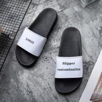 China Custom Logo Indoor Men Cozy Slippers Soft Sole Non Slip Light Weight for sale