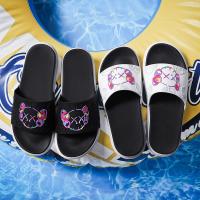 China Wholesale Summer Fashion cute cartoon Couple slide Sandals Unisex soft sole Anti-slip Indoor home slippers for men for sale
