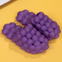 China 2022 Fashion solid color Summer Home Massage bottom Women indoor Shoes non-slip Slippers Slides for men for sale