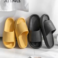 China Women slide slippers anti-slip quick drying super soft thick sole Men sandals couple home indoor shoes in stock for sale