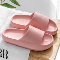 China Women slide slippers anti-slip quick drying super soft thick sole Men sandals couple home indoor shoes in stock for sale