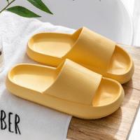 China Women slide slippers anti-slip quick drying super soft thick sole Men sandals couple home indoor shoes in stock for sale